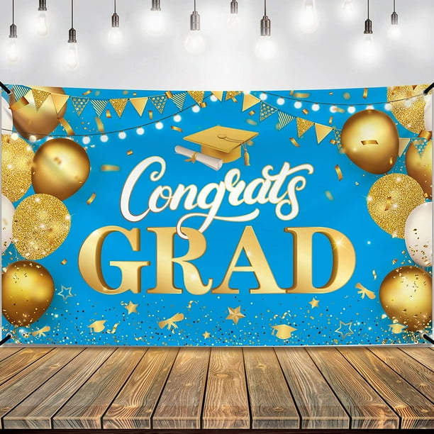 Blue Graduation Background