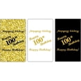 RokAPary 100th Birthday Miniatures Candy Bar Wrapper Set, 60 Stickers ...
