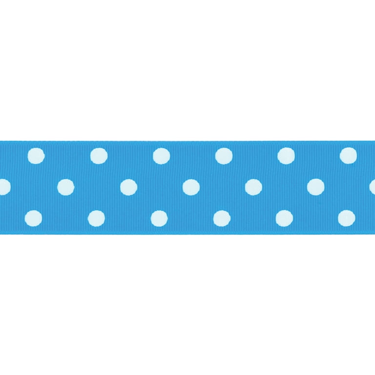 Light Blue Polka Dot Border