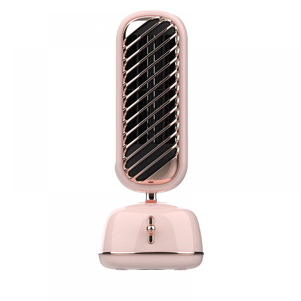 Small Oscillating Fan, Desk Table Humidification Fan with 3 Speeds ...