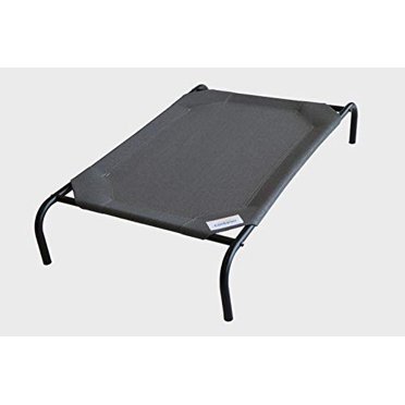 Coolaroo Elevated Large Dog Bed, Indoor & Outdoor Use, Gray - Walmart.com