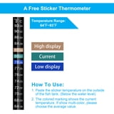 DaToo, Mini Aquarium Heater, 25W, with Free Thermometer Sticker ...