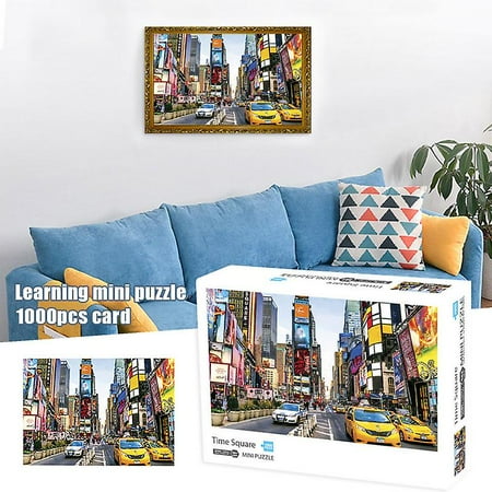 Times Square Jigsaw Puzzle 1000 Piece For Adults Kids Learning ...