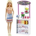 Barbie Fashion Doll & Smoothie Bar Playset with Fruit & Blender ...
