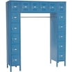 16 Person Metal School Locker, 12x18x12, Steel Storage, Ready To ...