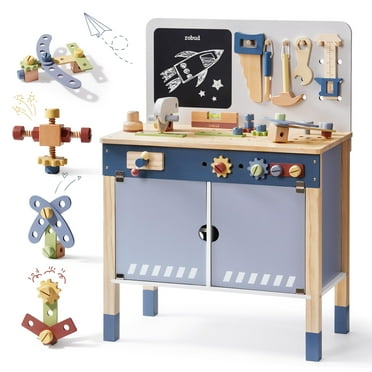 Step2 Handyman Plastic Toddler Workbench and Plastic Kid Tool Bench 30 ...