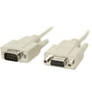 C2G 6ft Serial RS232 DB9 Null Modem Cable with Low Profile Connectors M/F - In-Wall CMG-Rated ...