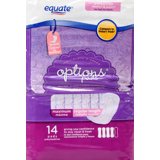 Equate Options Incontinence Pads for Women, Maximum Strength, Regular ...