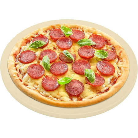 Round Pizza Stone for Oven and Grill 14 Inch Durable and Safe ...