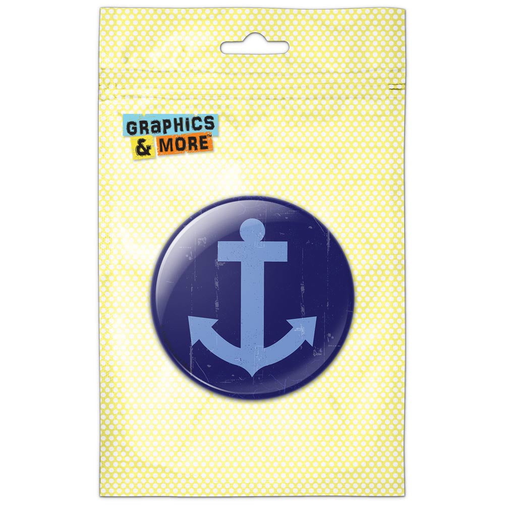 Anchor Boat Artsy Pinback Button Pin Badge - Walmart.com