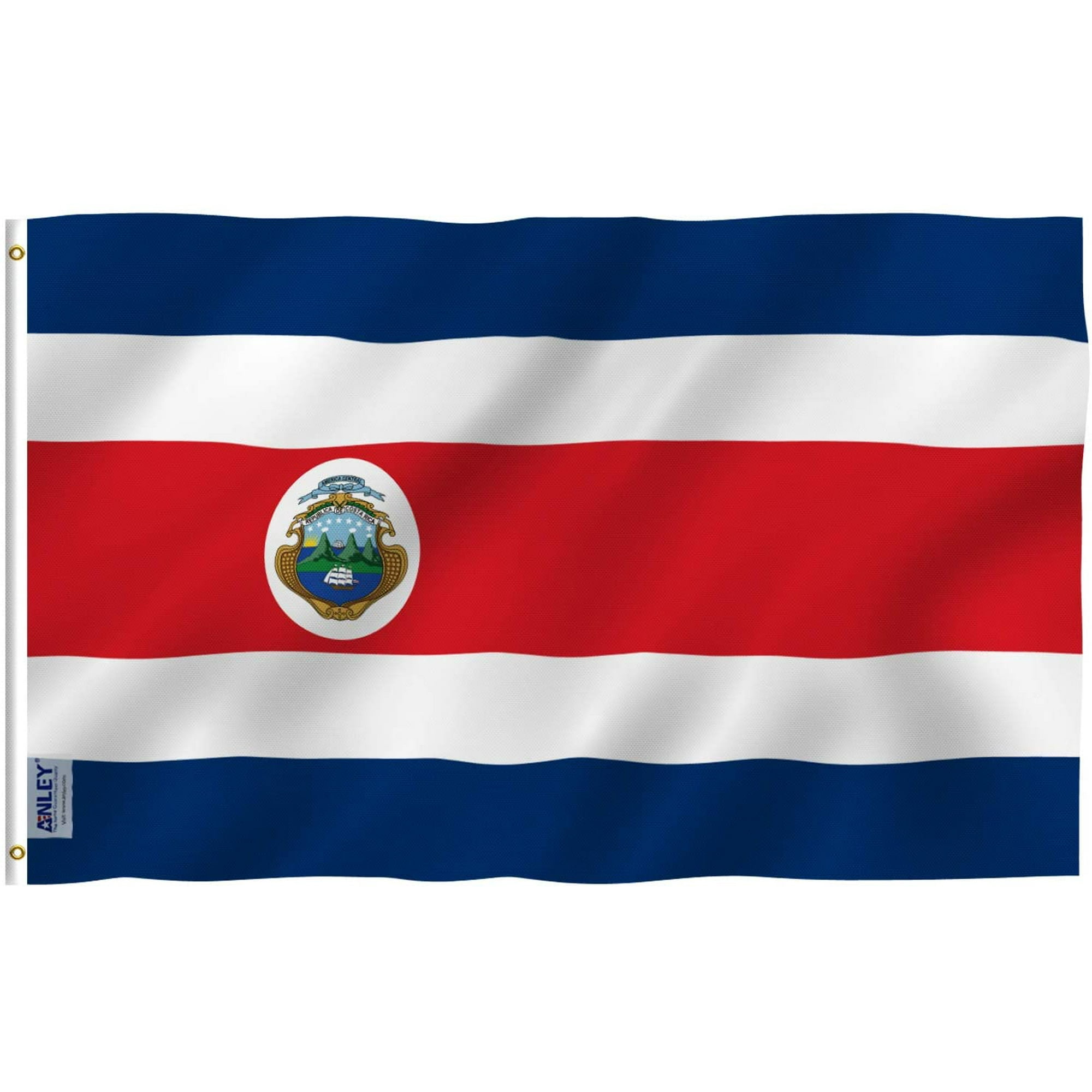 Click here for Anley Fly Breeze 3x5 Feet Costa Rica Flag - The Re... prices