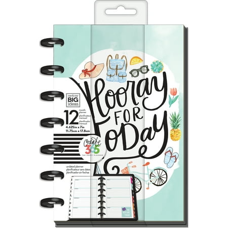 Happy Planner 12-Month Undated Mini Planner 5.125"X7.5"-Everday ...