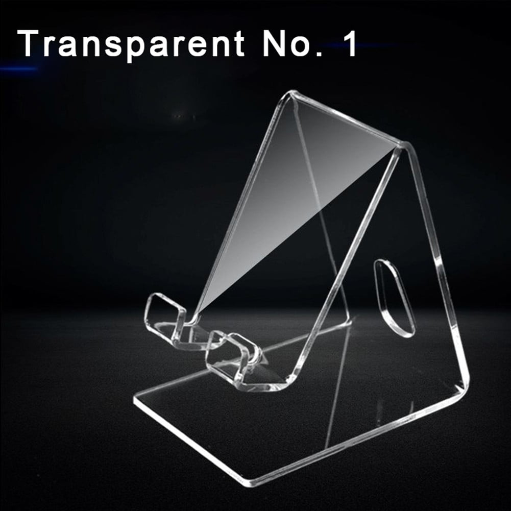 10Pcs Acrylic Counter Display Stand Acrylic Mobile Phone Stand Lazy ...