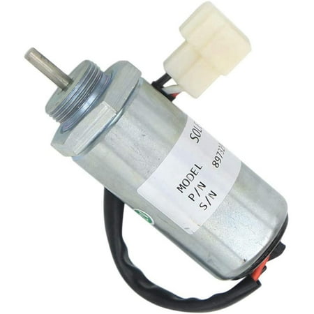 Excavator Engine Stop Solenoid For Isuzu Ex400 3ld1 3ld2 4le1 12v ...