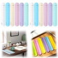 BIZHUA Snap Band Set 12pc Light Colors, Pastel Tone Slap Wristband Note ...