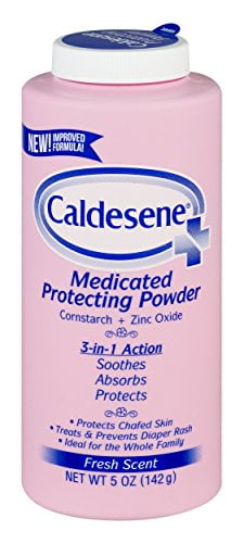 Caldesene Medicated Protecting Powder, Cornstarch & Zinc Oxide, Talc ...
