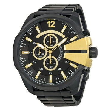 Diesel Men's Blackout Big Oversized Black Watch DZ1446 - Walmart.com