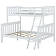 Angel Line Hudson Twin over Full Bunk Bed, White - Walmart.com