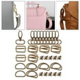 Purse Hardware Set D Buckle Snap Hooks Wallet Bag Making Bracelet ...