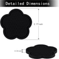 Non-Slip Cup Coaster, 4pcs Universal Shaped Coaster, Car Interior ...
