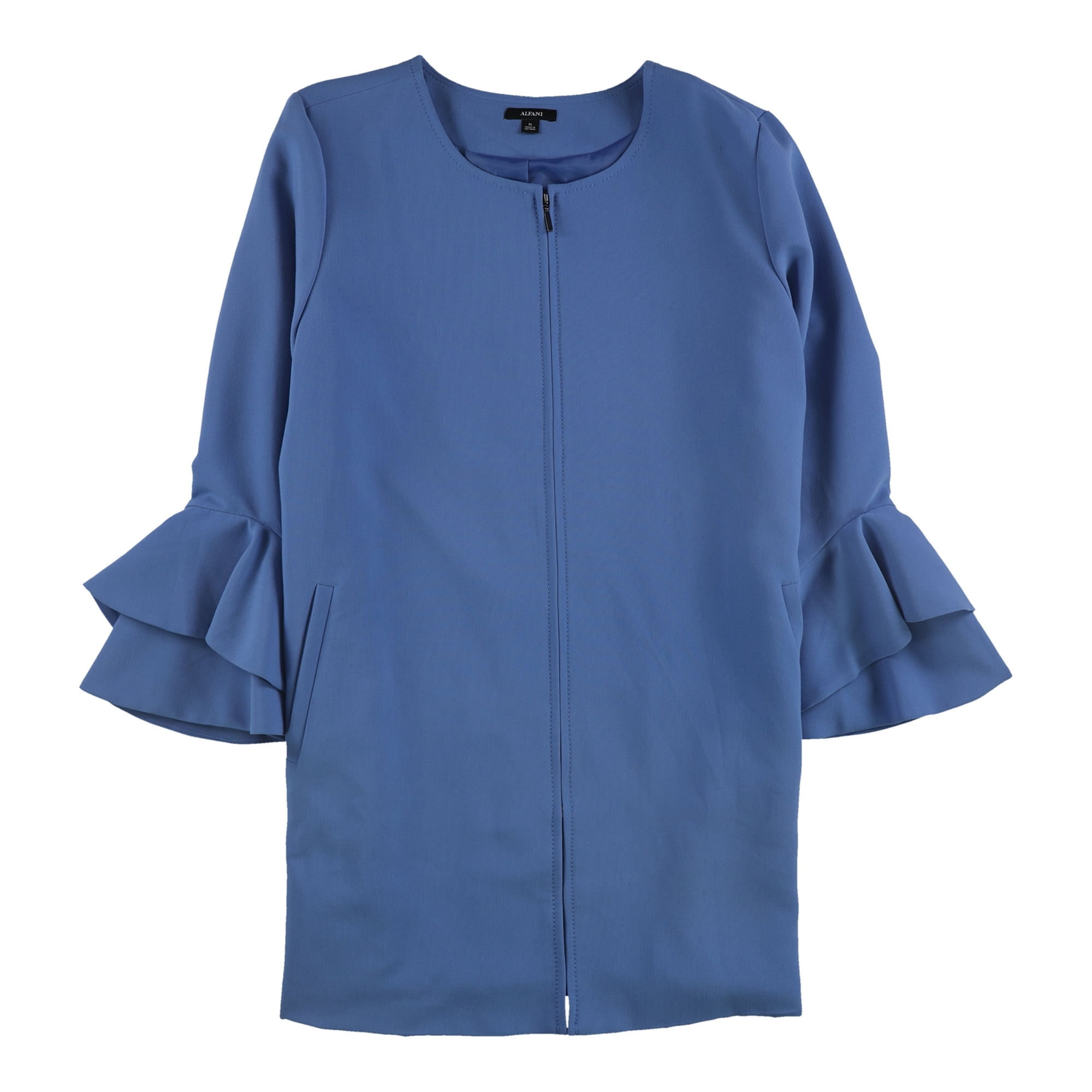 Alfani Womens Flared-Sleeve Jacket, Blue, X-Large - Walmart.com
