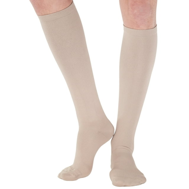 Made in USA - Compression Knee High for Men 20-30 mmHg Embolism - Tan ...