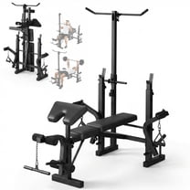 900LBS Olympic Weight Bench,9 in 1 Multifunction Strength Training ...