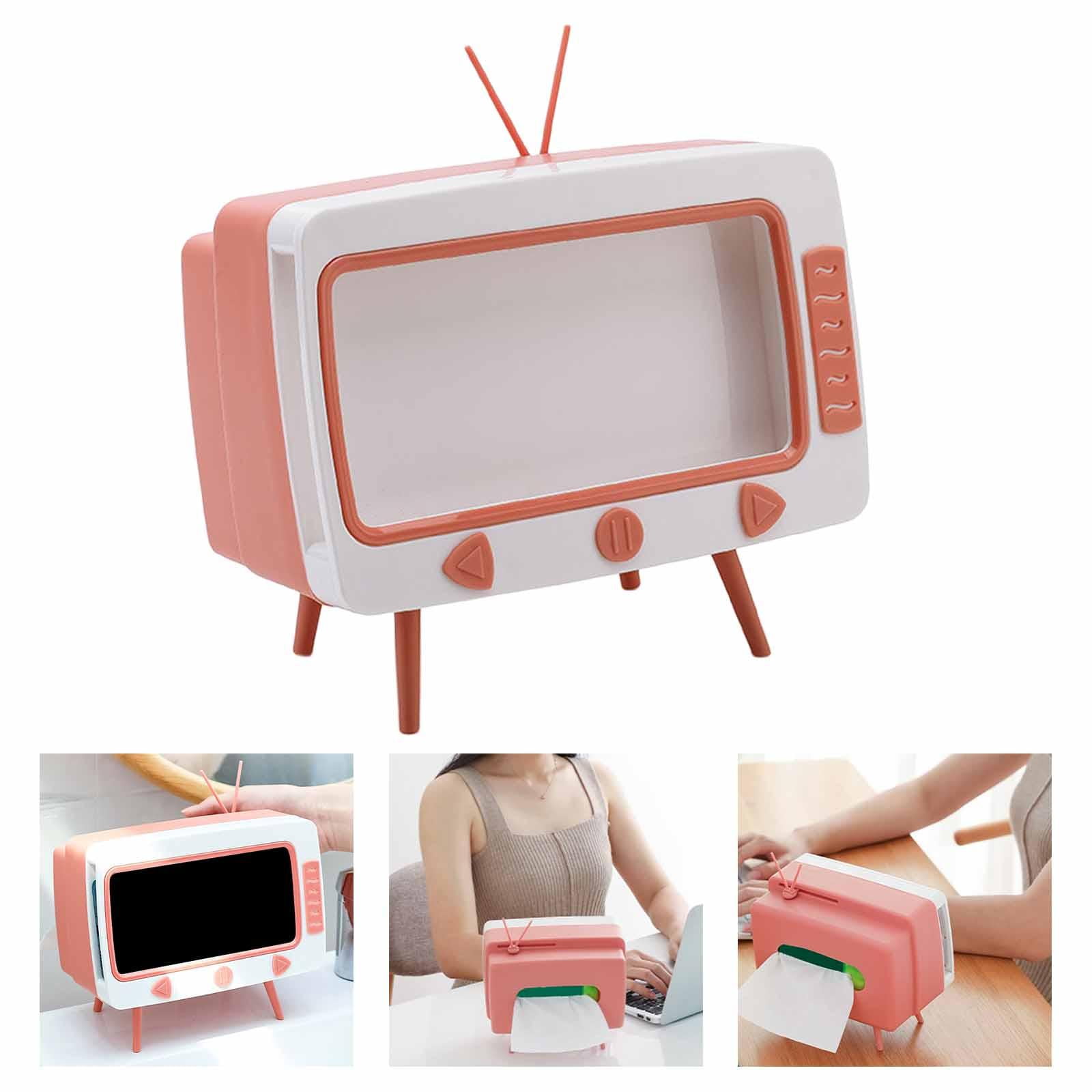 Creative Tissue Box Holder Phone Stand Most Phones for Home Bedroom and ...