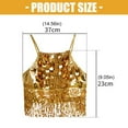 Belly Dance Costume Belly Dance Crop Top Bandage Sequins Tassels Bra ...