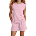 Avtoify Summer Girls Round-Neck Tank Top Solid Color Pocket Sleeveless ...
