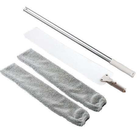 Duster, Adjustable Long Dust Brush And 2 Washable Fabric Covers ...