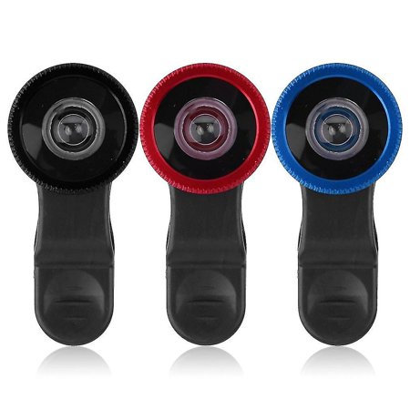 New 180 Degree Fisheye Macro 2 In 1 Lens Magnetic Mount For Mobile ...
