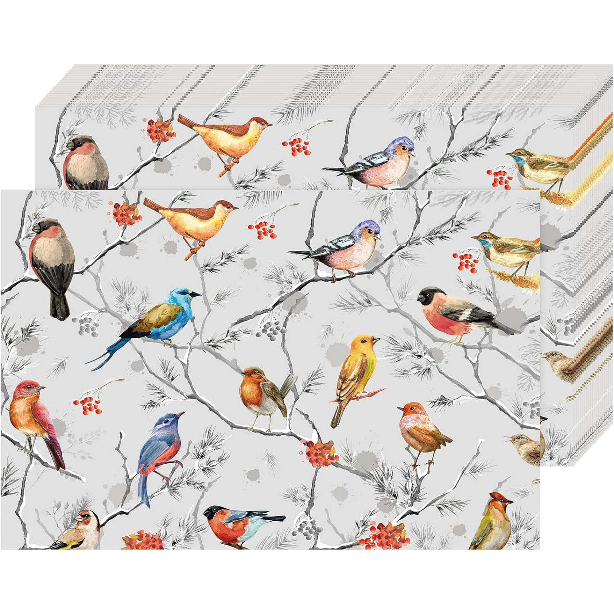 Click here for Econesxp 100-Pack Bird-Shaped Paper Placemats Disp... prices