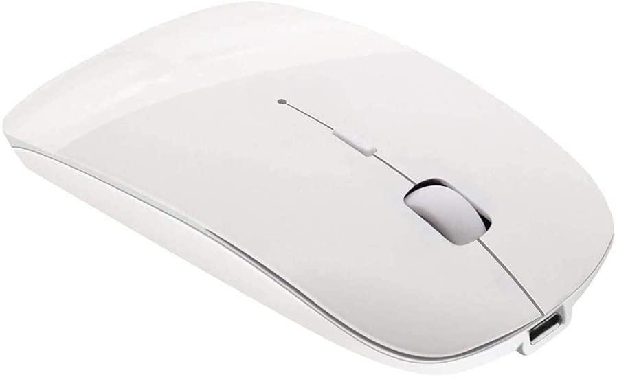 Slim Rechargeable Bluetooth Wireless Mouse - Optical Cordless Silent ...