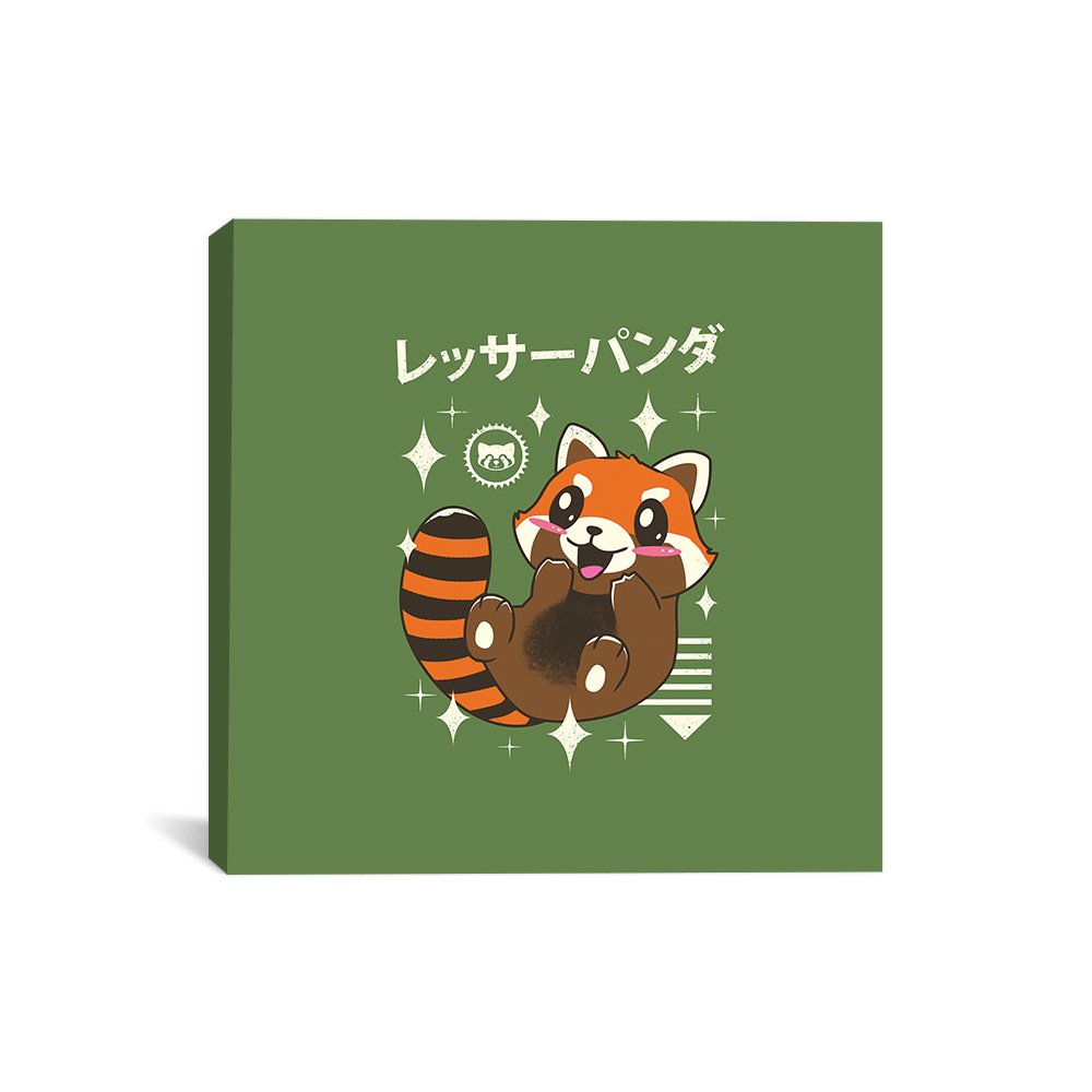 Square Frame 16" X 16" Red Panda Kawaii Artwork - Walmart.com - Walmart.com