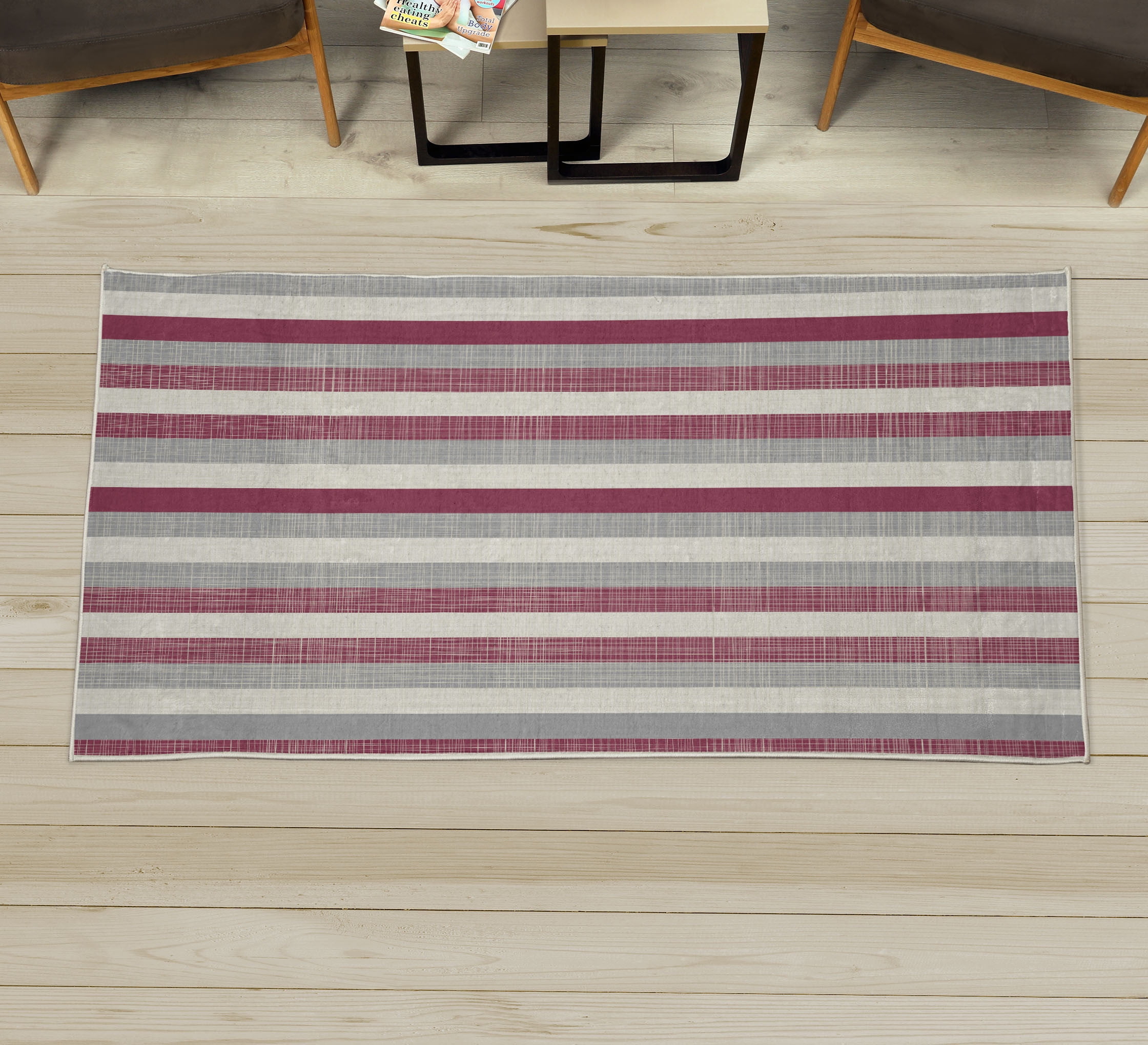 Retro Decorative Rug, Classical Vertical Stripes Pattern Texture Image ...