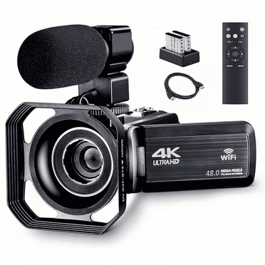 Vivitar 4K HD Digital Zoom Video Camcorder, Professional Vlogging ...