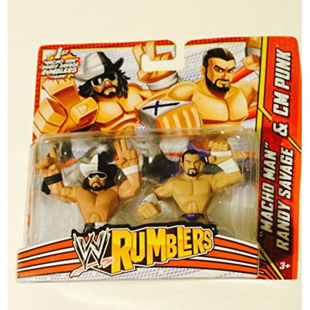 WWE Wrestling Rumblers Mini Figure 2-Pack "Macho Man" Randy Savage & CM ...