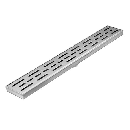 HEIBIN By Stainless Steel Linear Floor Shower Drain Wet Room Bathroom ...
