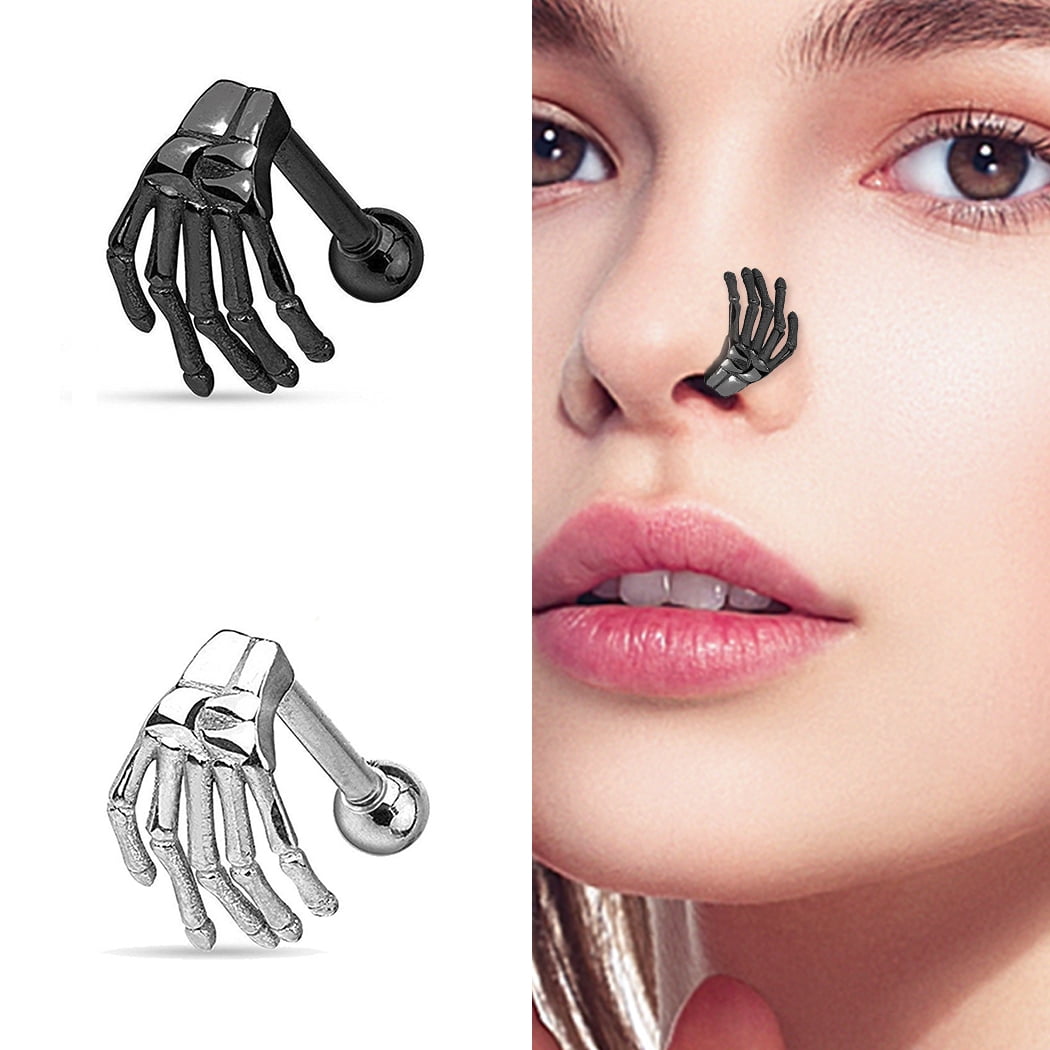 Skeleton nose ring store