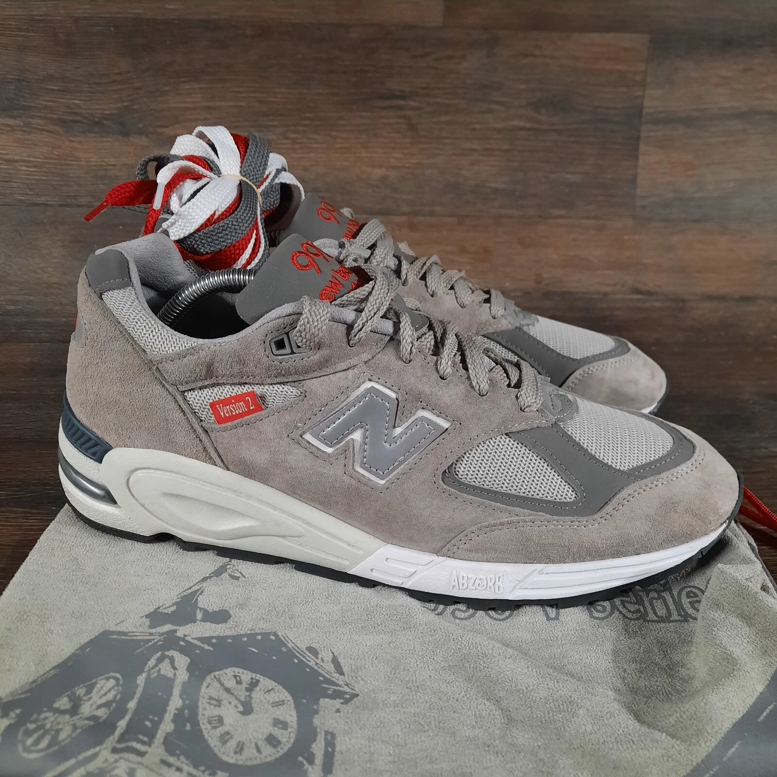 New Balance 990v2 Grey 40th Anniversary Men's Shoe Size 11 MADE in USA ...