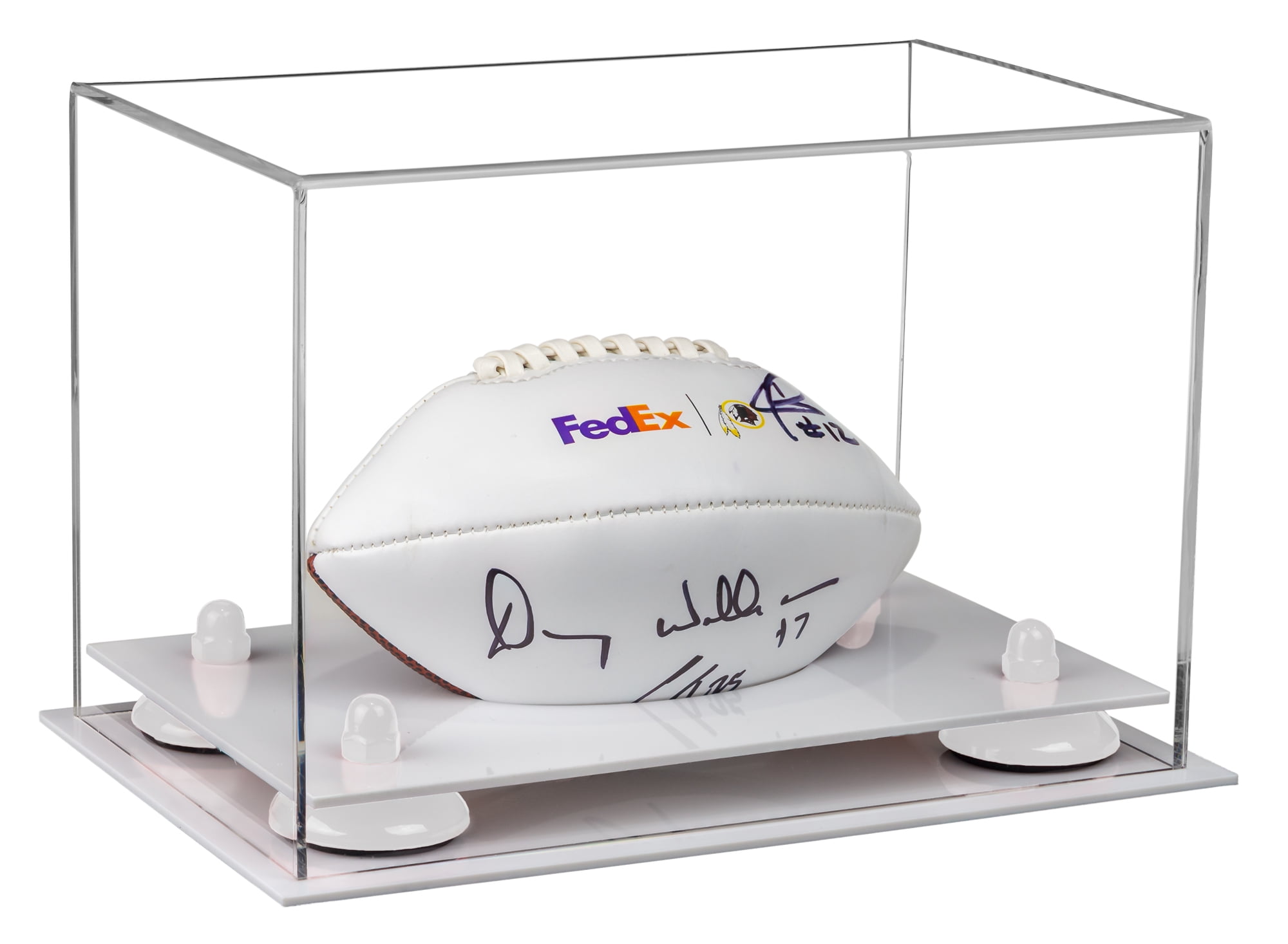 Clear Acrylic Mini - Miniature (not Full Size) Football Display Case ...