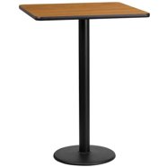 Modern Square Wooden Bar Table, Brown - Walmart.com