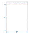 1000 Pack 6" x 8" Thick Clear Plastic Resealable Cellophane Adhesive ...