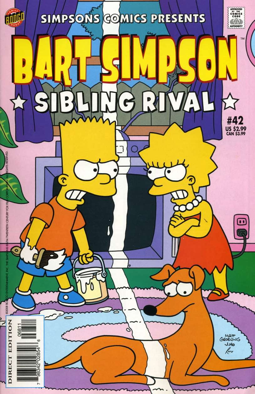 Simpsons Comics Presents Bart Simpson #42 VF ; Bongo Comic Book ...