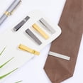 1box 6Pcs 3 Colors 304 Stainless Steel Tie Clip Rectangle Mixed Color ...