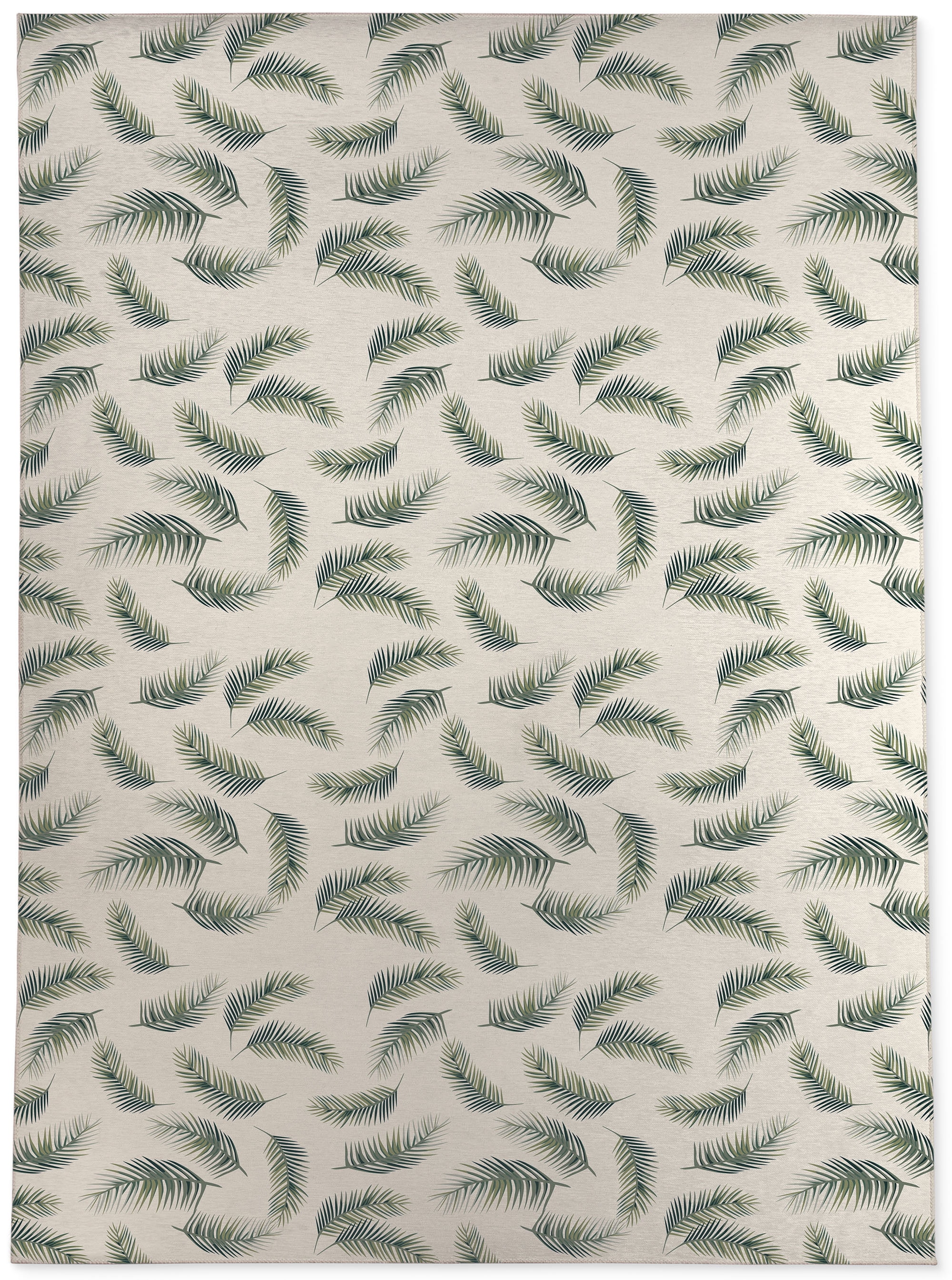 Palm Leaves Seamless Area Rug by Kavka Designs - Walmart.com