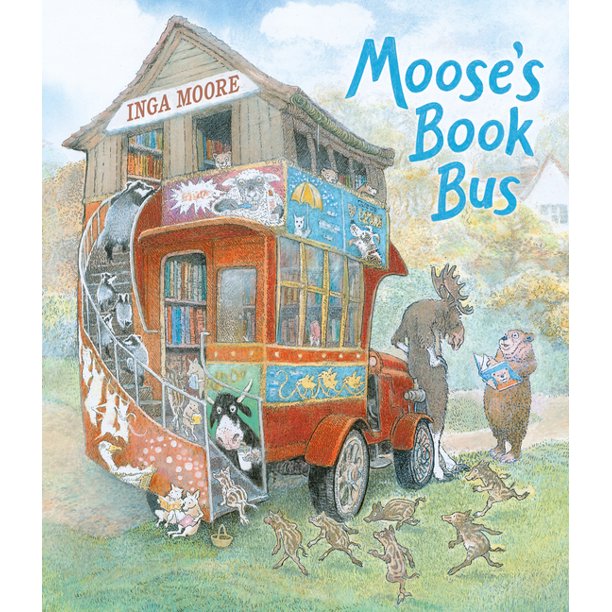 Moose's Book Bus (Hardcover) - Walmart.com
