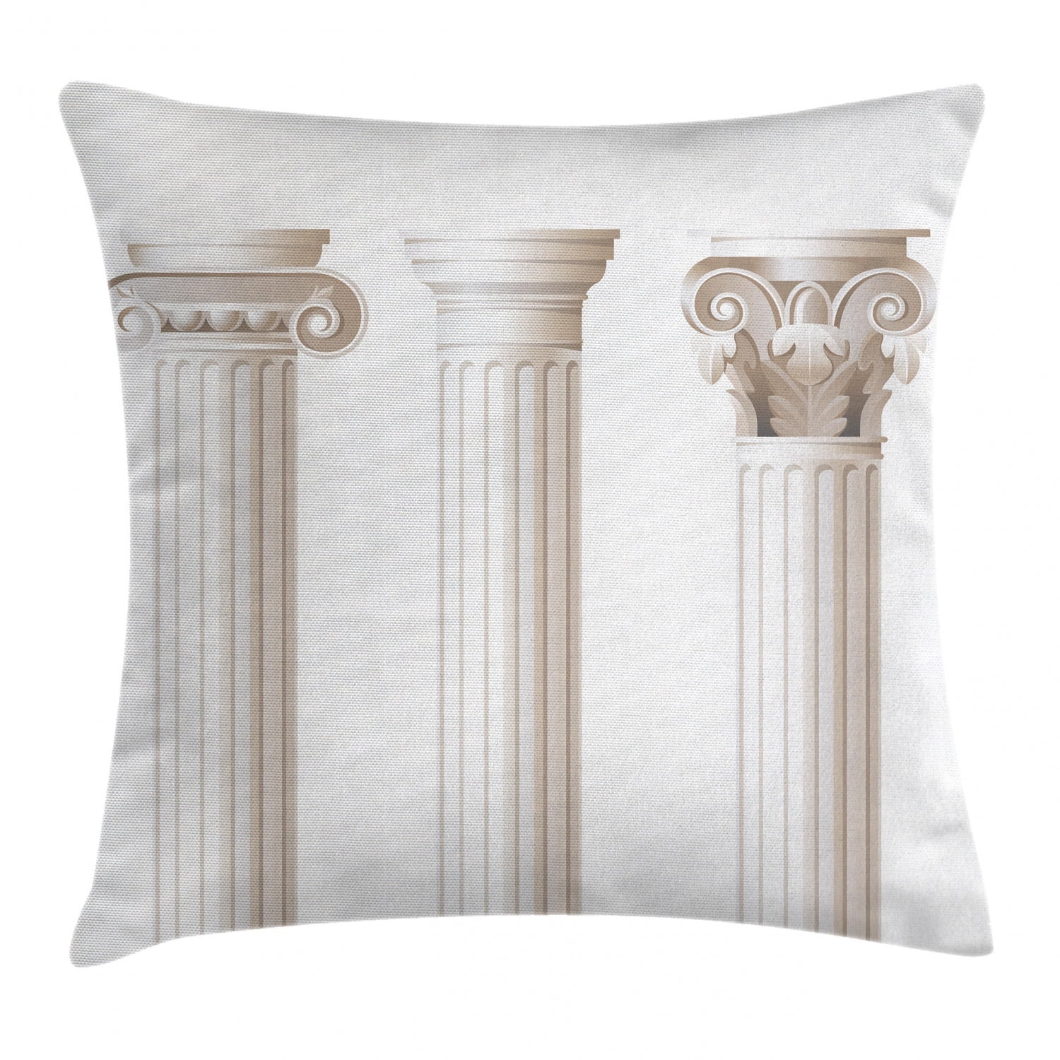 Pillar Decor Throw Pillow Cushion Cover, Architecture Theme Design ...