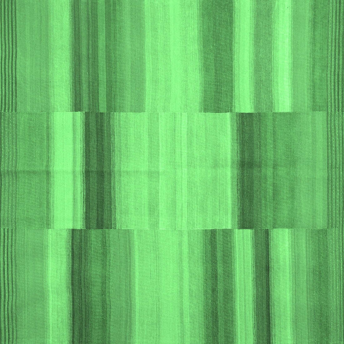 Ahgly Company Indoor Square Abstract Emerald Green Contemporary Area ...